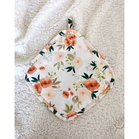 Manique de cuisine fleurie